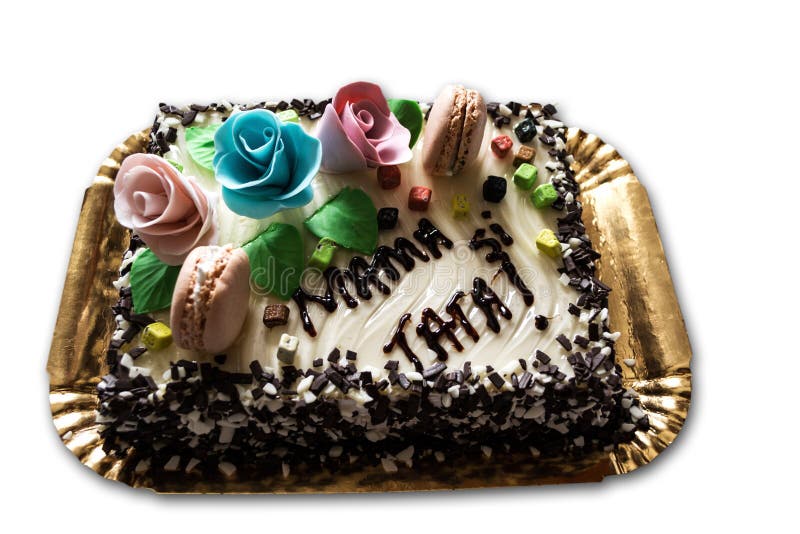 Happy Birthday Chocolate Cake With Vishal