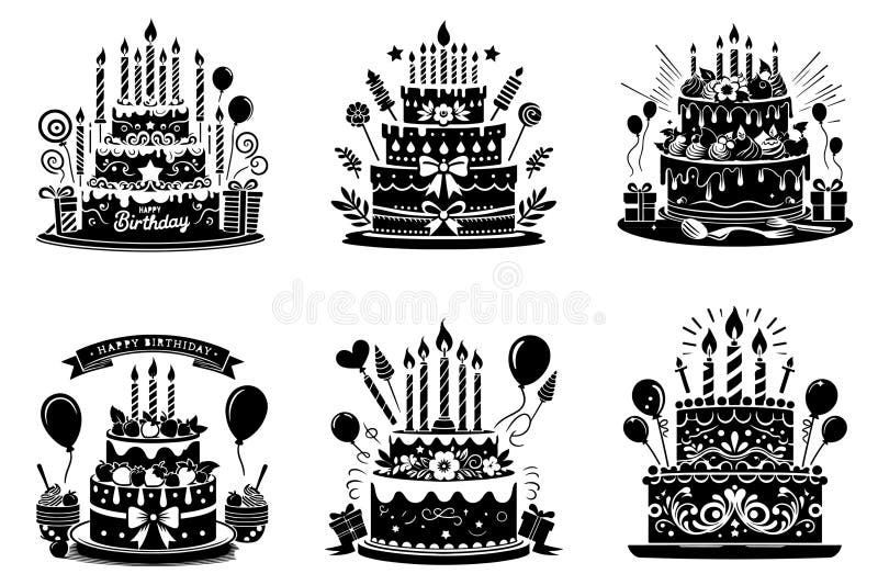 Birthday Cake Vector, Birthday Cake Vector Illustration Stock Vector ...