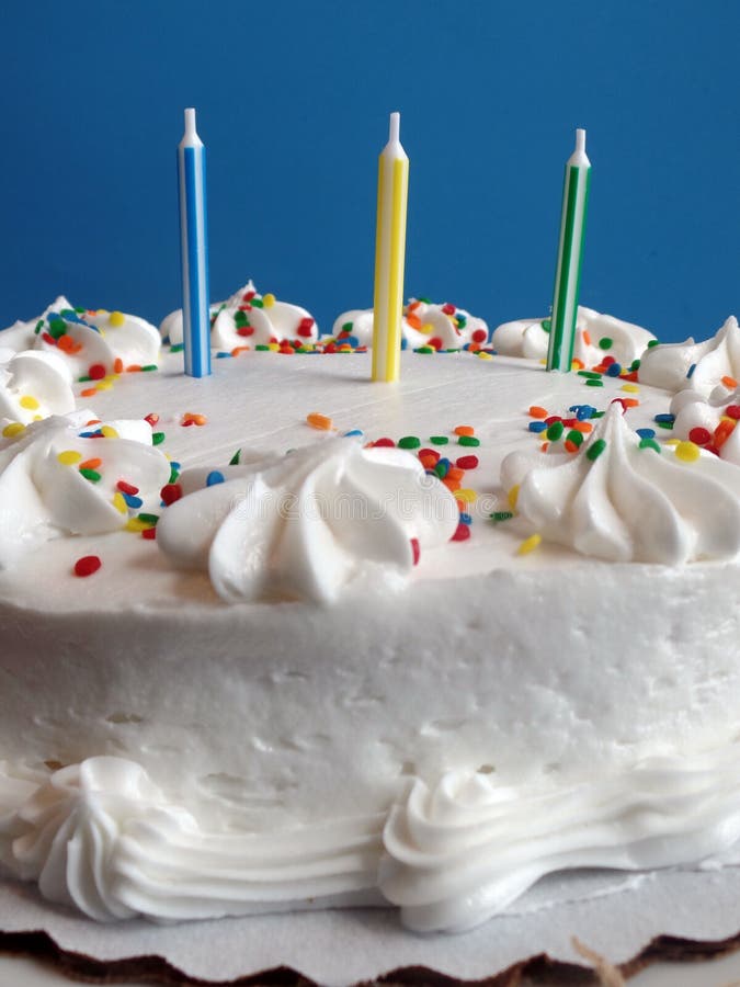 Birthday cake stock image. Image of decorated, baked - 56470239