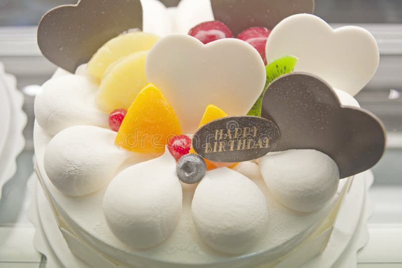 Birthday Cakes, Pastries Design Stock Image - Image of flavor, fruit ...