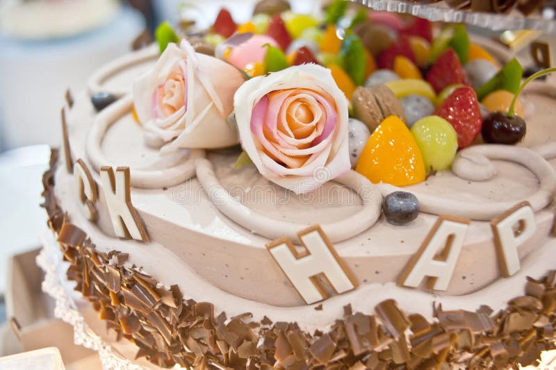 Birthday Cakes, Pastries Design Stock Photo - Image of birthday, flavor ...