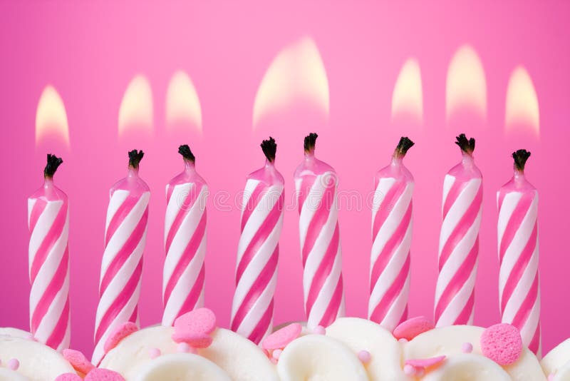Birthday candles stock image. Image of horizontal, flames - 13894567