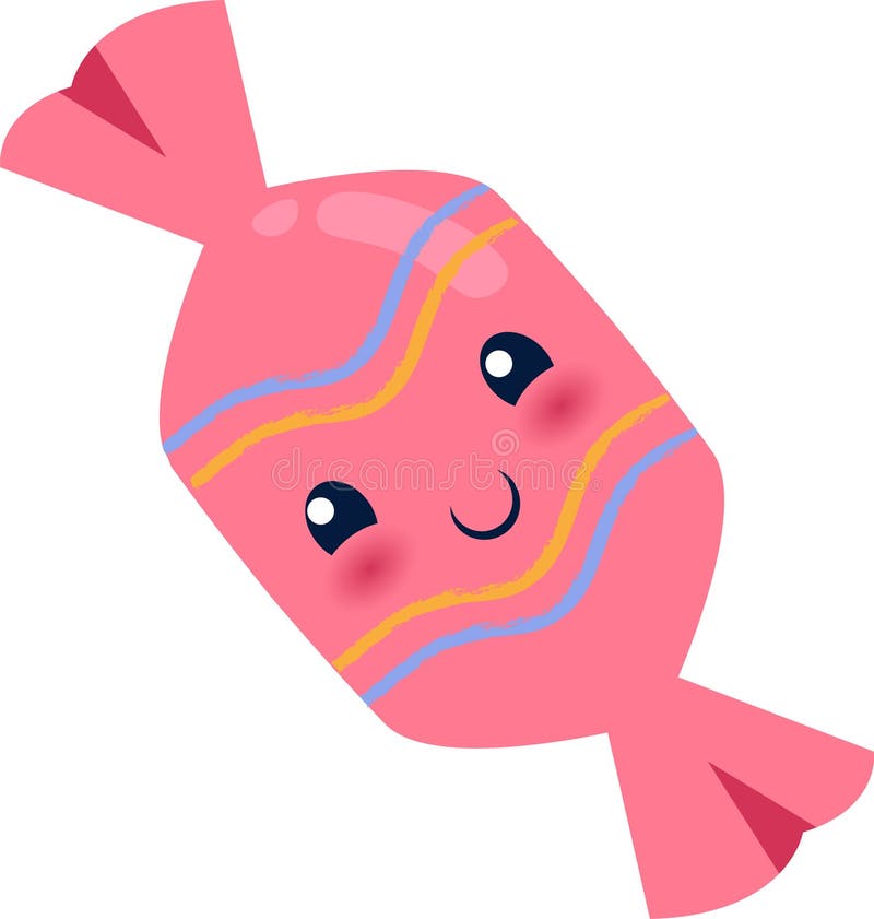 Candy Character Isolated Icon Design Stock Vector - Illustration of ...