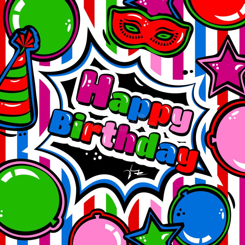 Birthday Blast Stock Illustrations – 1,046 Birthday Blast Stock ...