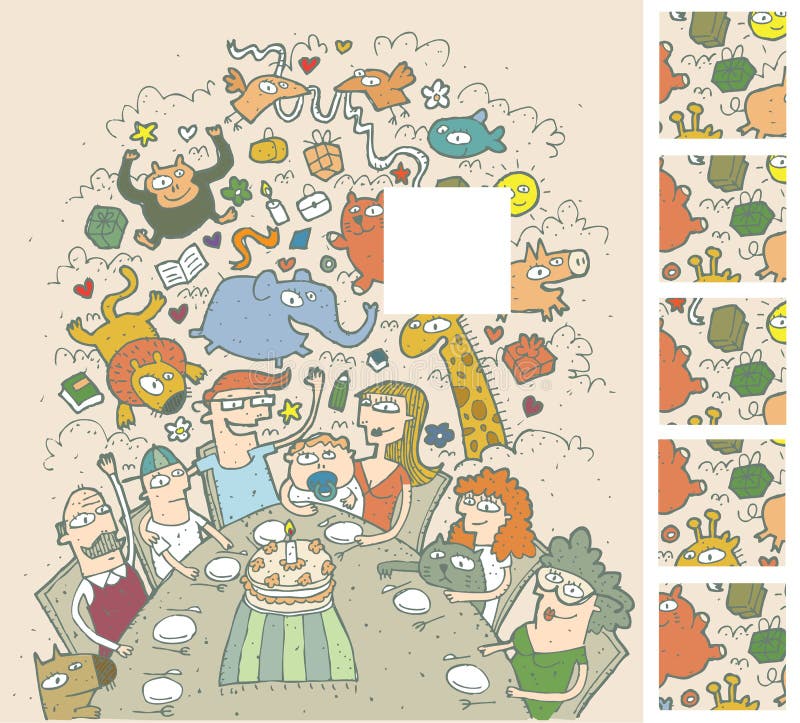 Find Objects Visual Game. Solution in Hidden Layer! Stock Illustration ...