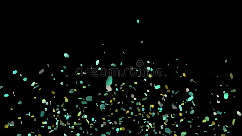 Birthday Confetti Explosion Animation Motion Graphics Stock Video ...