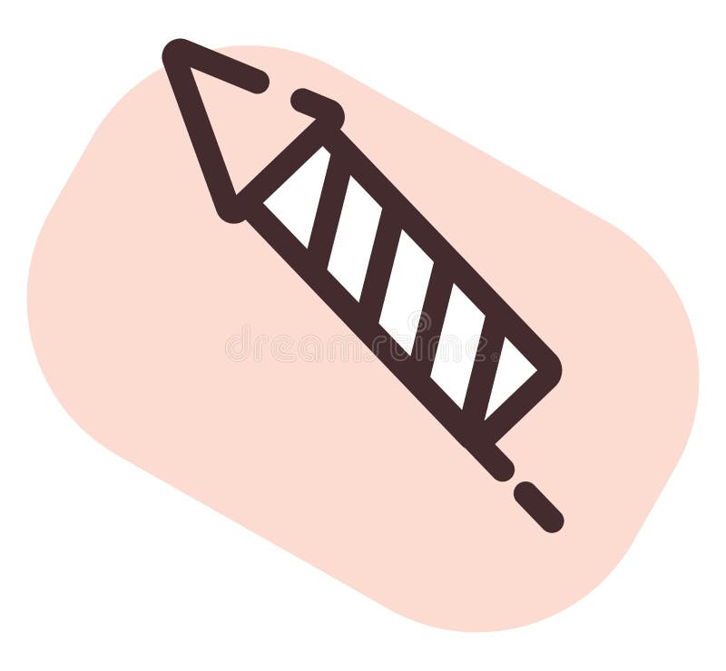 Birthday fireworks, icon stock vector. Illustration of festival - 260369913