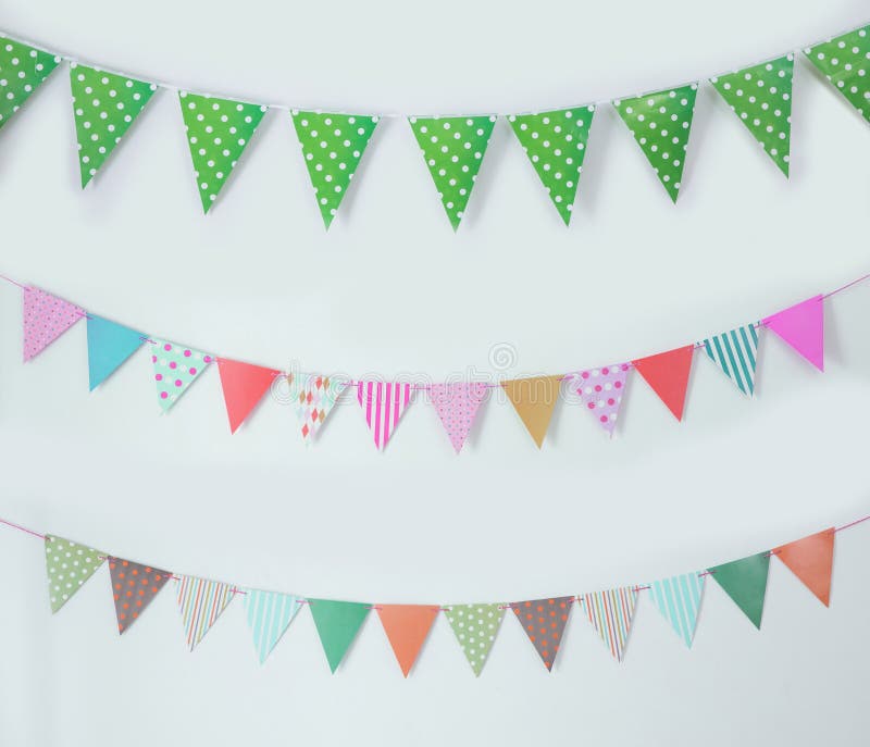 Birthday flag banner chain stock image. Image of beautiful - 76491759