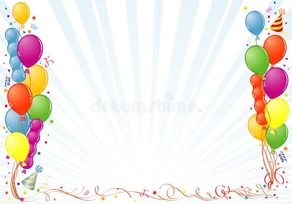 Birthday Frame stock vector. Illustration of event, design - 16801234