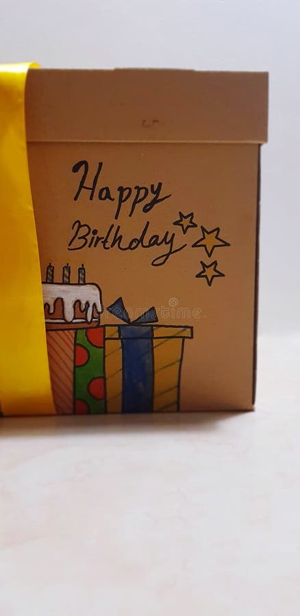 Birthday Gift Box Happy Birthday Present Stock Image - Image of gift ...