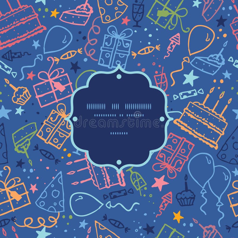 Happy Birthday Pattern Boy Stock Illustrations – 9,779 Happy Birthday ...