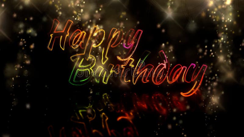 Birthday Intro Card Happy Birthday Stock Image - Image of lunch, father ...