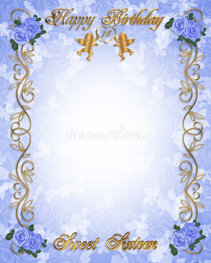 Borders And Frames For Birthday Invitations