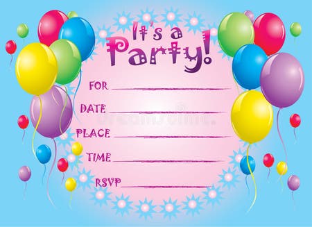 Vibrant Balloon Birthday RSVP Invitation – Perfect for Any Celebration ...