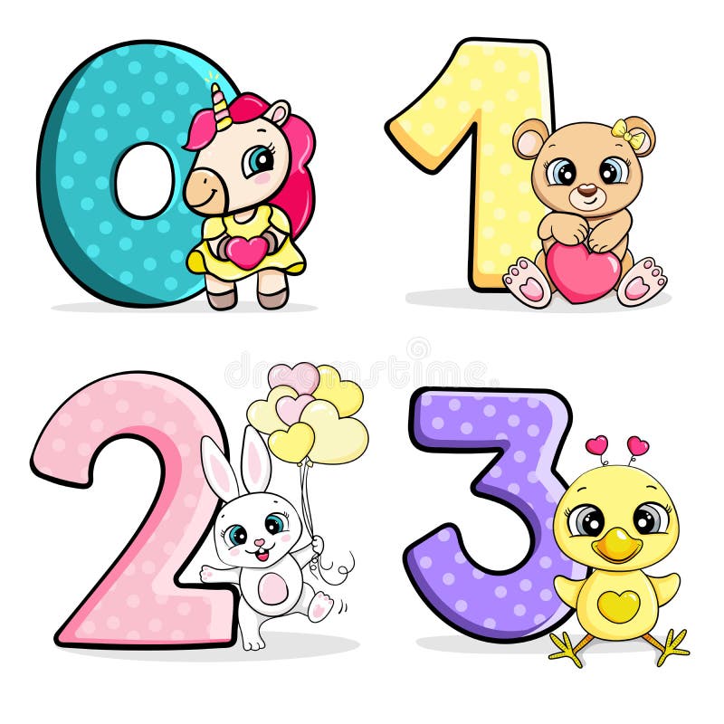 Funny Cartoon Animals Birthday Month Stock Illustrations – 42 Funny ...