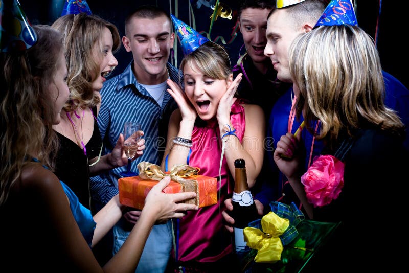 Birthday party stock image. Image of dress, leisure, food - 12193867