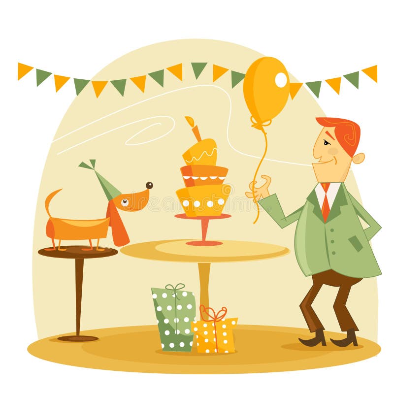 Birthday Party Cartoon Stock Illustrations – 206,695 Birthday Party ...