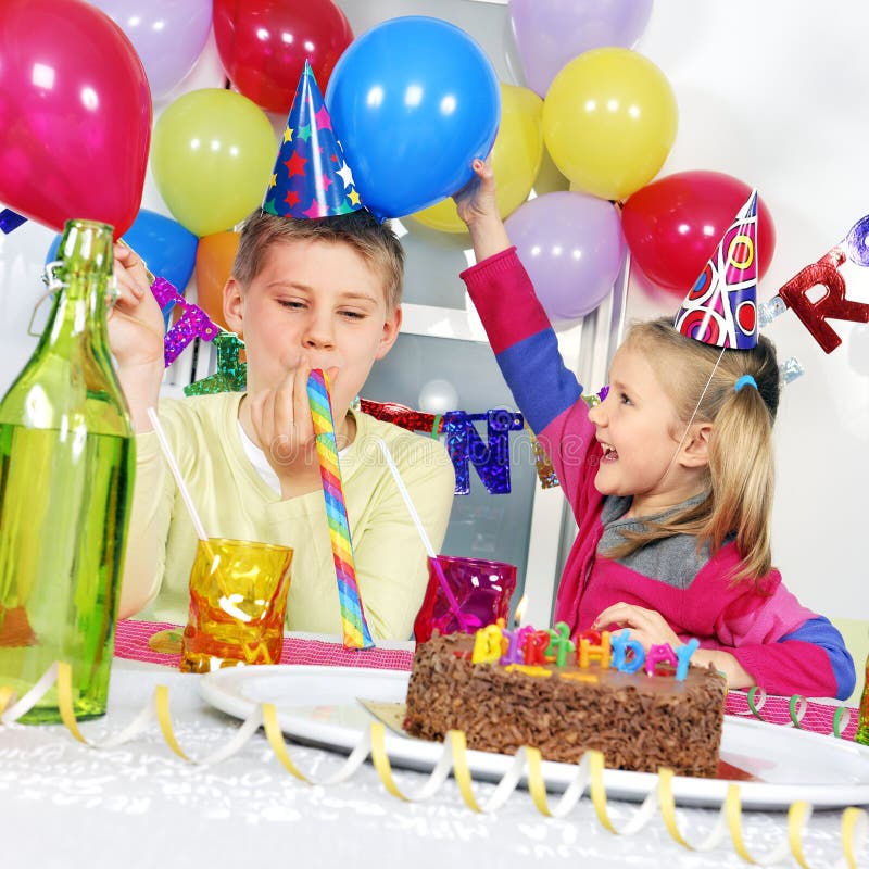 Big funny birthday party stock image. Image of festive - 35739625
