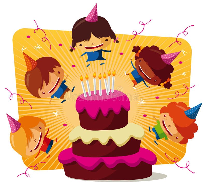 Happy birthday card stock vector. Illustration of book - 29105723