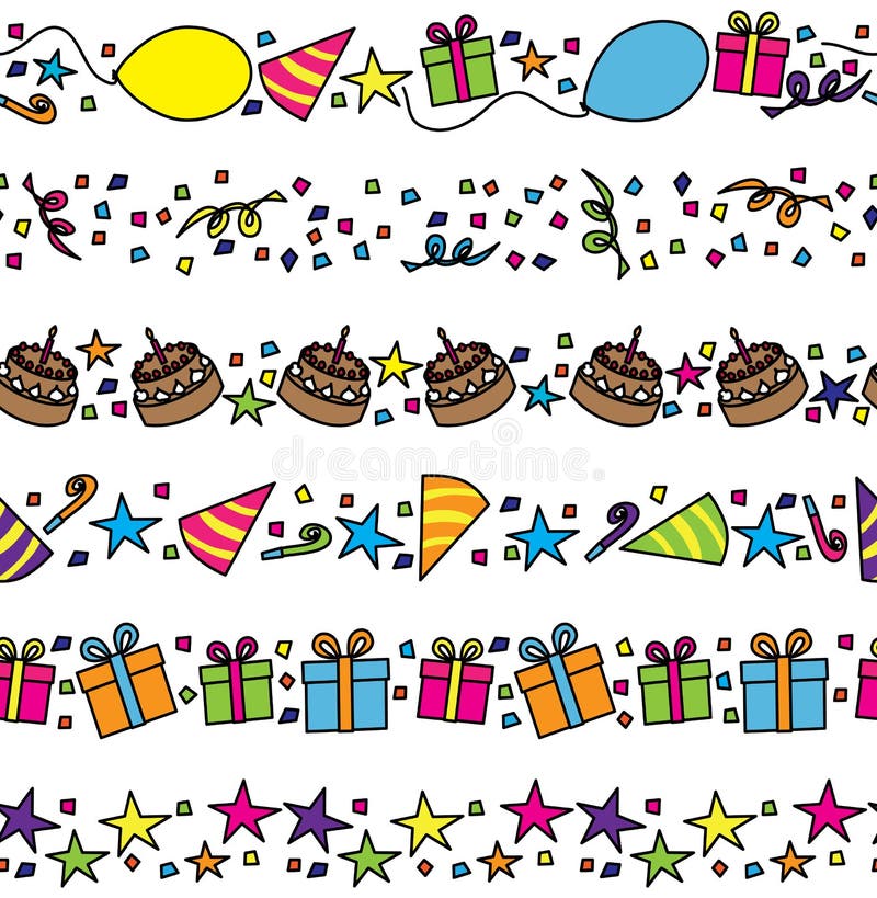 Birthday Borders Stock Illustrations – 6,753 Birthday Borders Stock ...