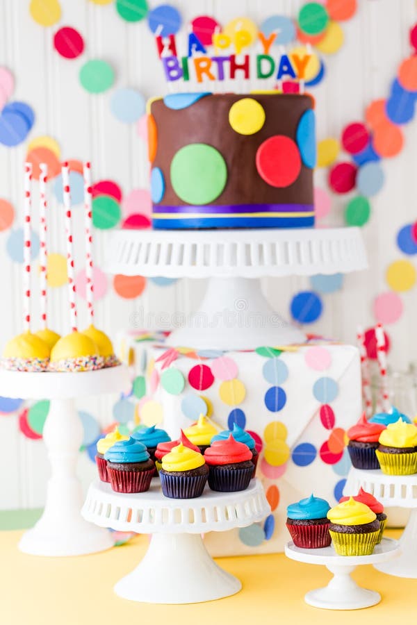 Birthday party stock photo. Image of blue, pastry, color - 39676342