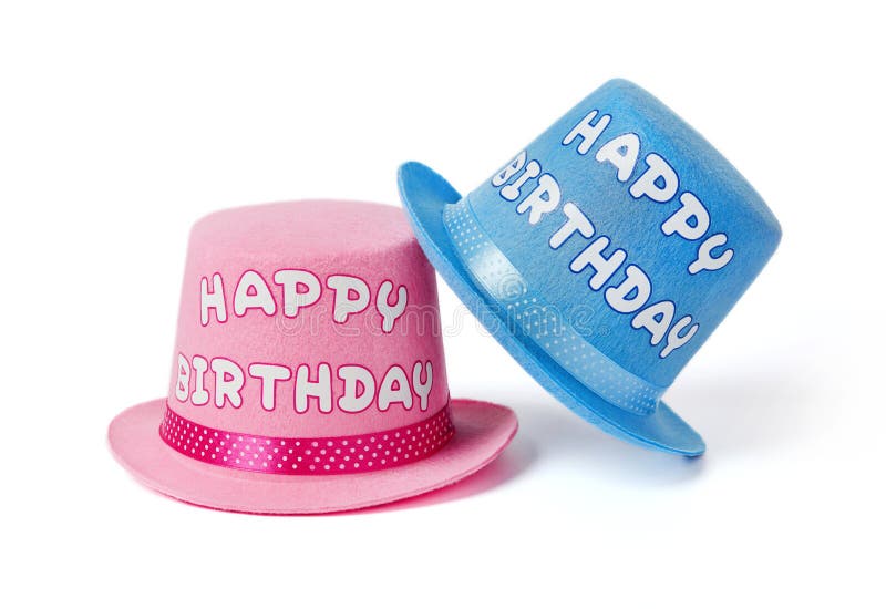 Birthday party hats stock photo. Image of brothers, color - 219128466