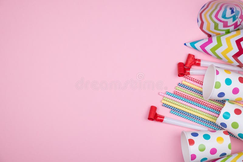 Birthday party objects stock photo. Image of beautiful - 104923930