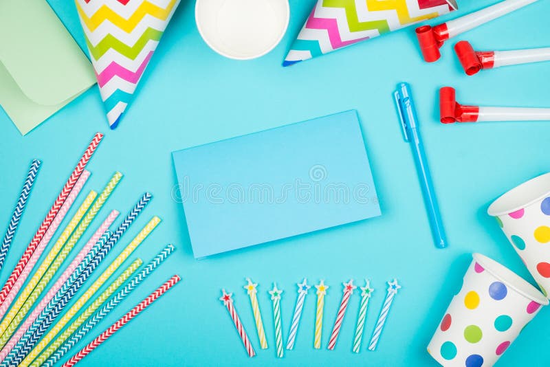 Birthday party objects stock image. Image of happy, event - 104432287