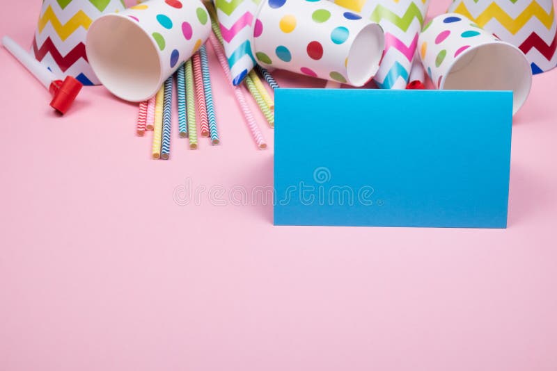 Birthday party objects stock photo. Image of holiday - 104924262