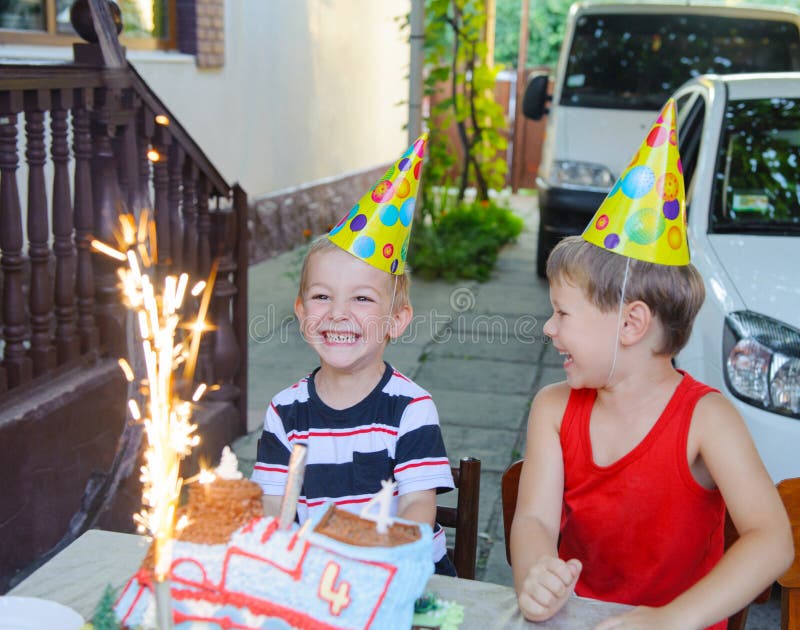 Birthday party stock image. Image of cheerful, child - 70524265