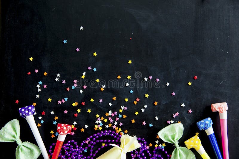 Birthday party things stock image. Image of kids, color - 104879225