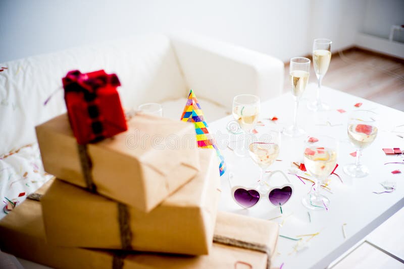 Birthday party things stock photo. Image of birthday - 92247242