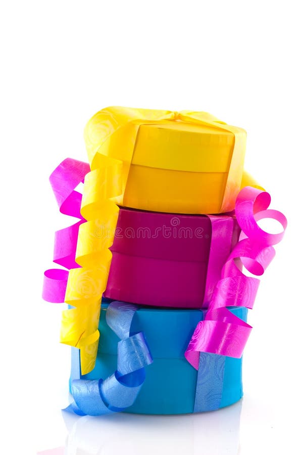 Birthday presents stock photo. Image of blue, gifts, colorful - 1769228