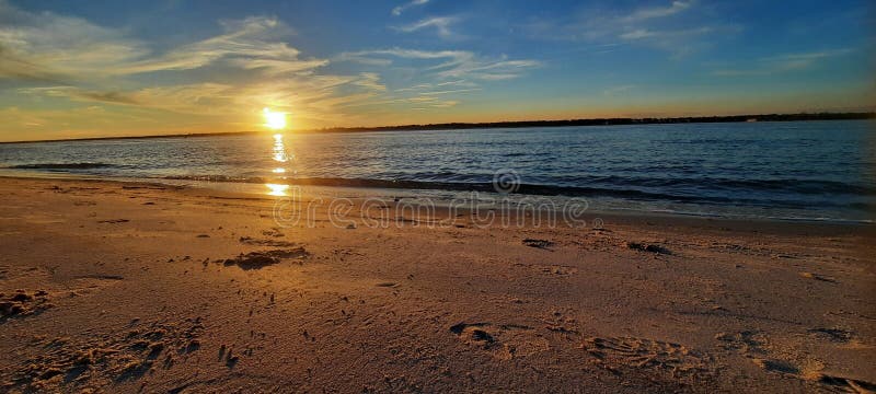 Birthday Sunset Wrightsville Beach Stock Image - Image of sunrise ...