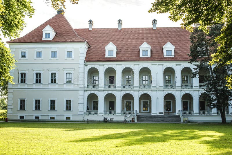 Birzai Castle in Birzai City in Lithuania Stock Image - Image of birai ...