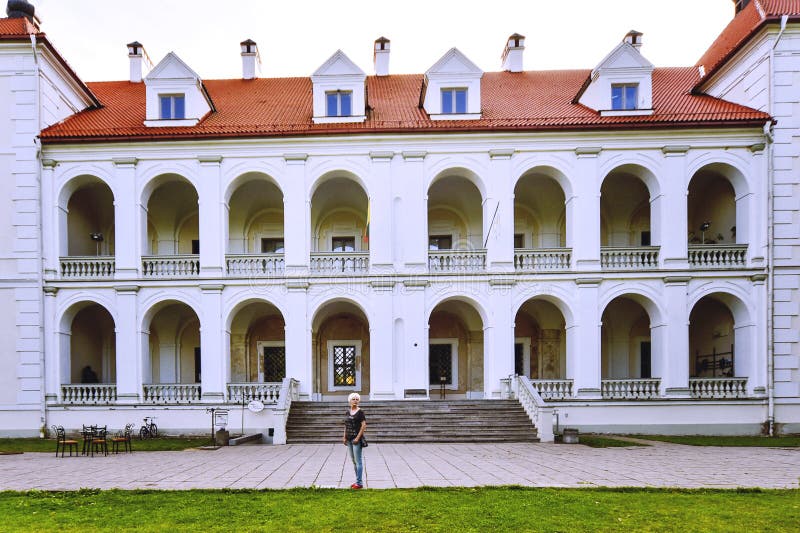 Birzai Castle in Birzai City in Lithuania Stock Image - Image of ...