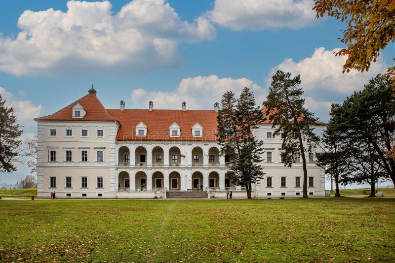 Birzai Castle in Birzai, Lithuania Stock Photo - Image of facade ...