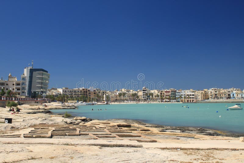 The Port of Birzebbugia, Malta, at Night Stock Image - Image of night ...