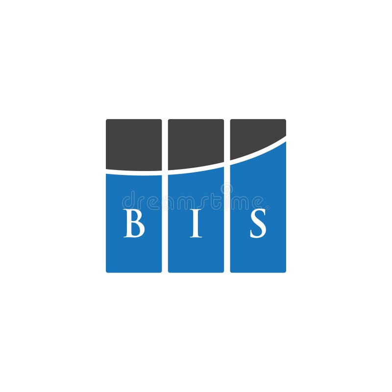 BIS Letter Logo Design on BLACK Background. BIS Creative Initials ...