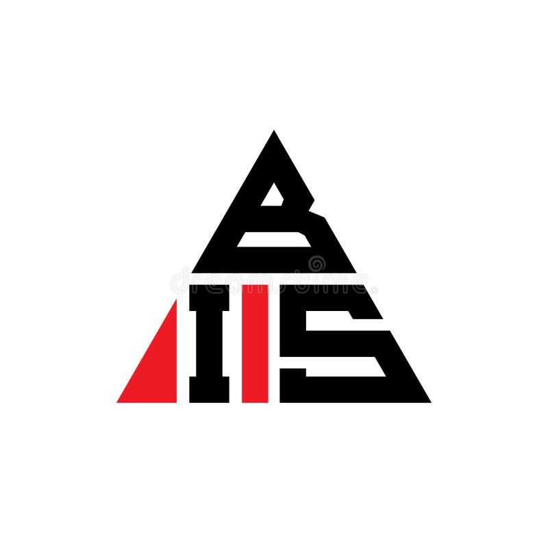 BIS Triangle Letter Logo Design with Triangle Shape. BIS Triangle Logo ...