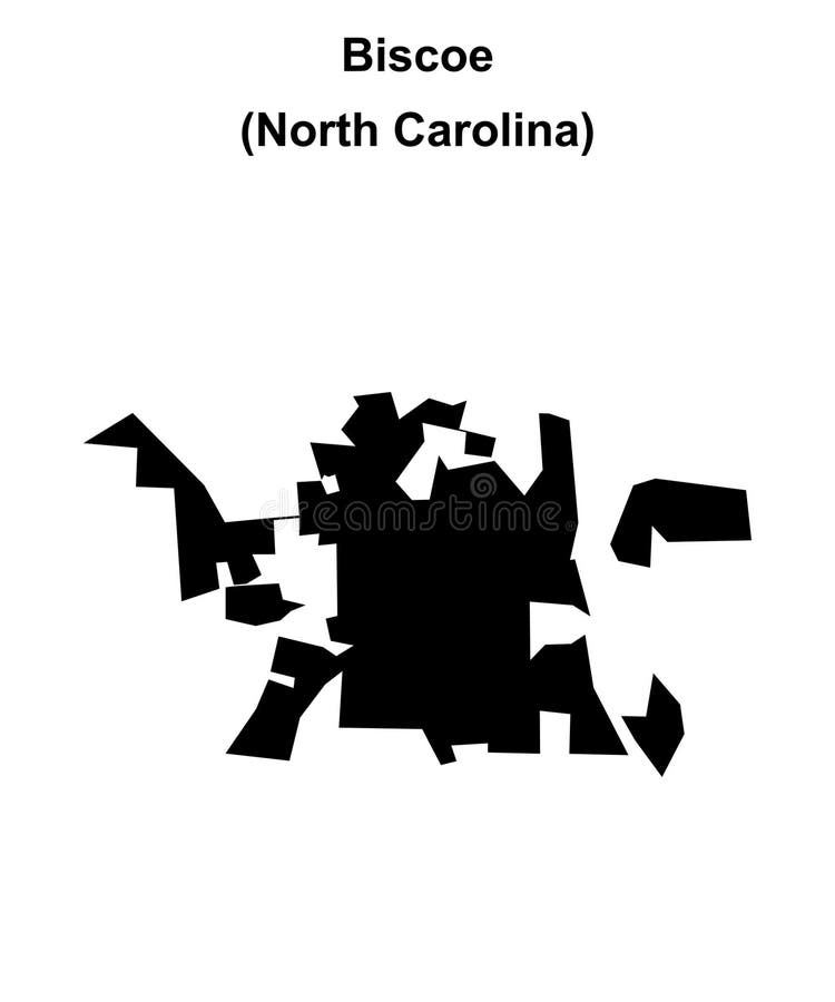 Biscoe outline map stock vector. Illustration of region - 387539290