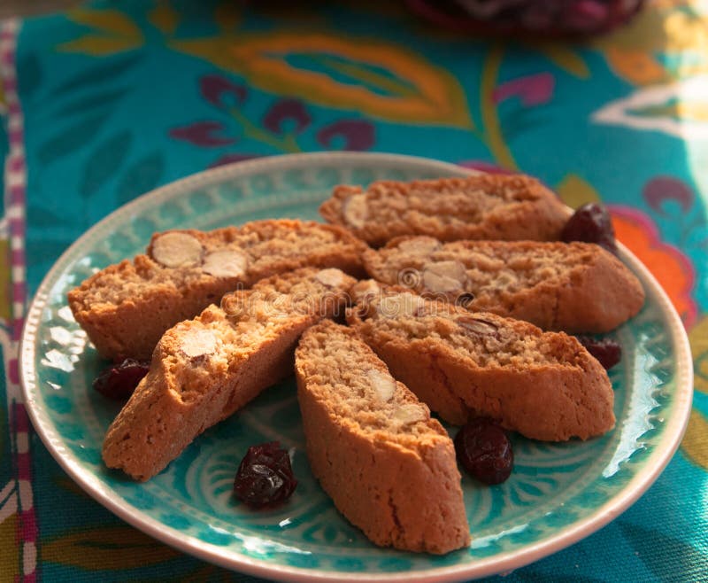Biscotti plate stock photo. Image of ethnicity, holiday - 38237122