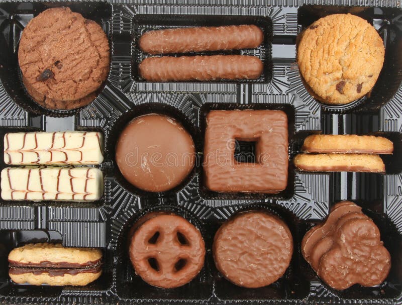 Biscuit assortment stock photo. Image of food, milk, confectionery ...