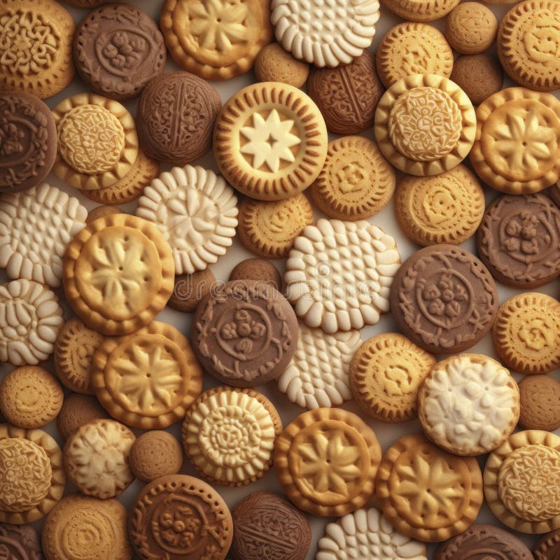 Biscuit background stock illustration. Illustration of decoration ...