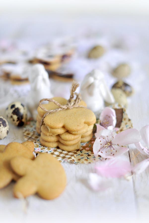 Biscuit Biscuits for Easter. Photo in Light Colors, Copy Space ...