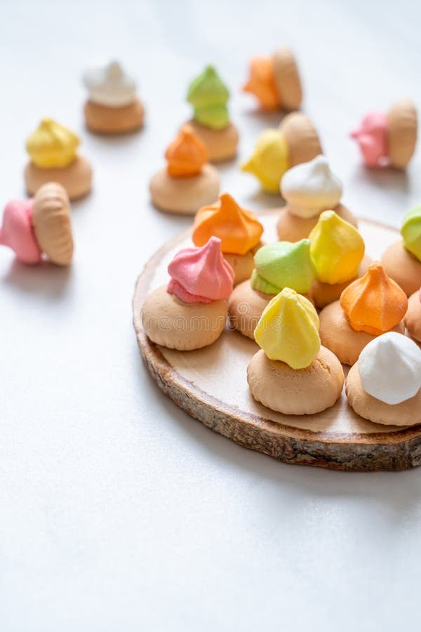 Biscuit Bread with Colorful Sugar Stock Photo - Image of baked, design ...