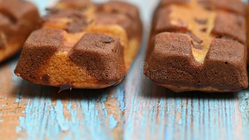 Biscuit with Chocolate Drops Stock Video - Video of sweet, relax: 327440125