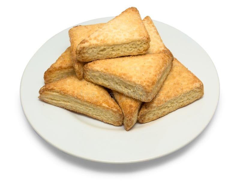 Triangle de biscuit image stock. Image du heap, groupe - 7375239