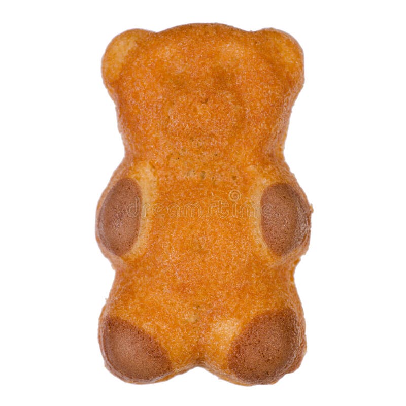 Biscuit in the Form of a Bear Stock Photo - Image of chocolate, cook ...