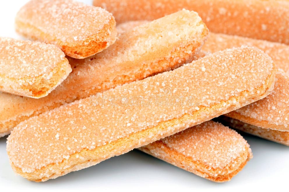 Boudoir with Sugar in Close-up Stock Photo - Image of boudoir, icing ...